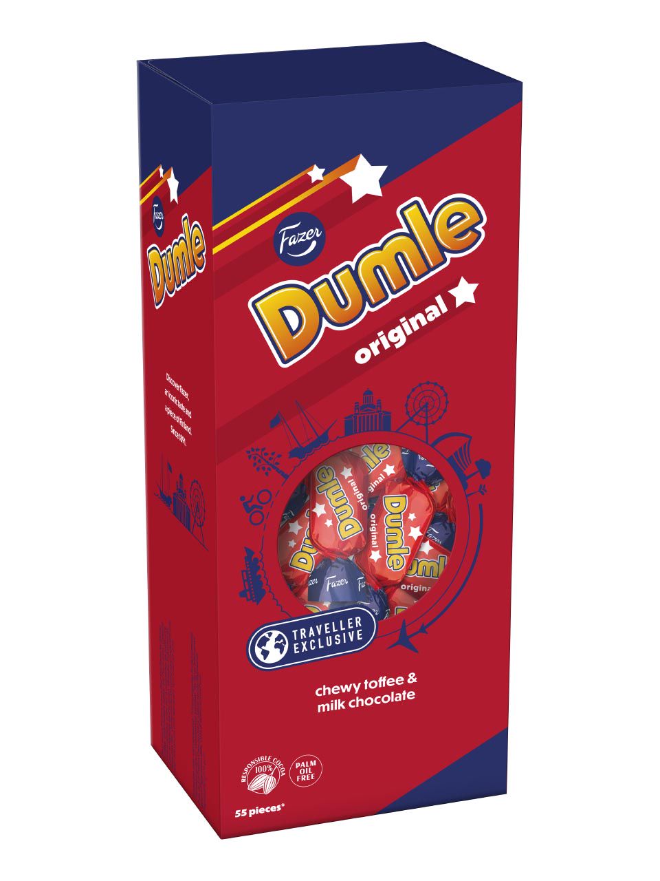 Fazer Dumle soft toffee covered with milk chocolate 420g | Frankfurt ...