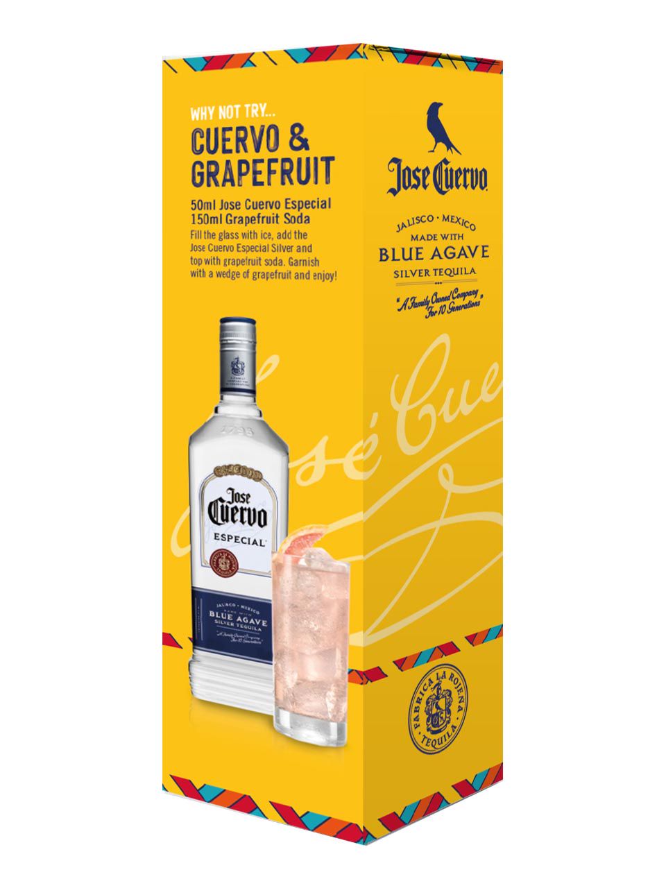 José Cuervo Especial Silver Tequila 38% 1L gift pack | Frankfurt ...