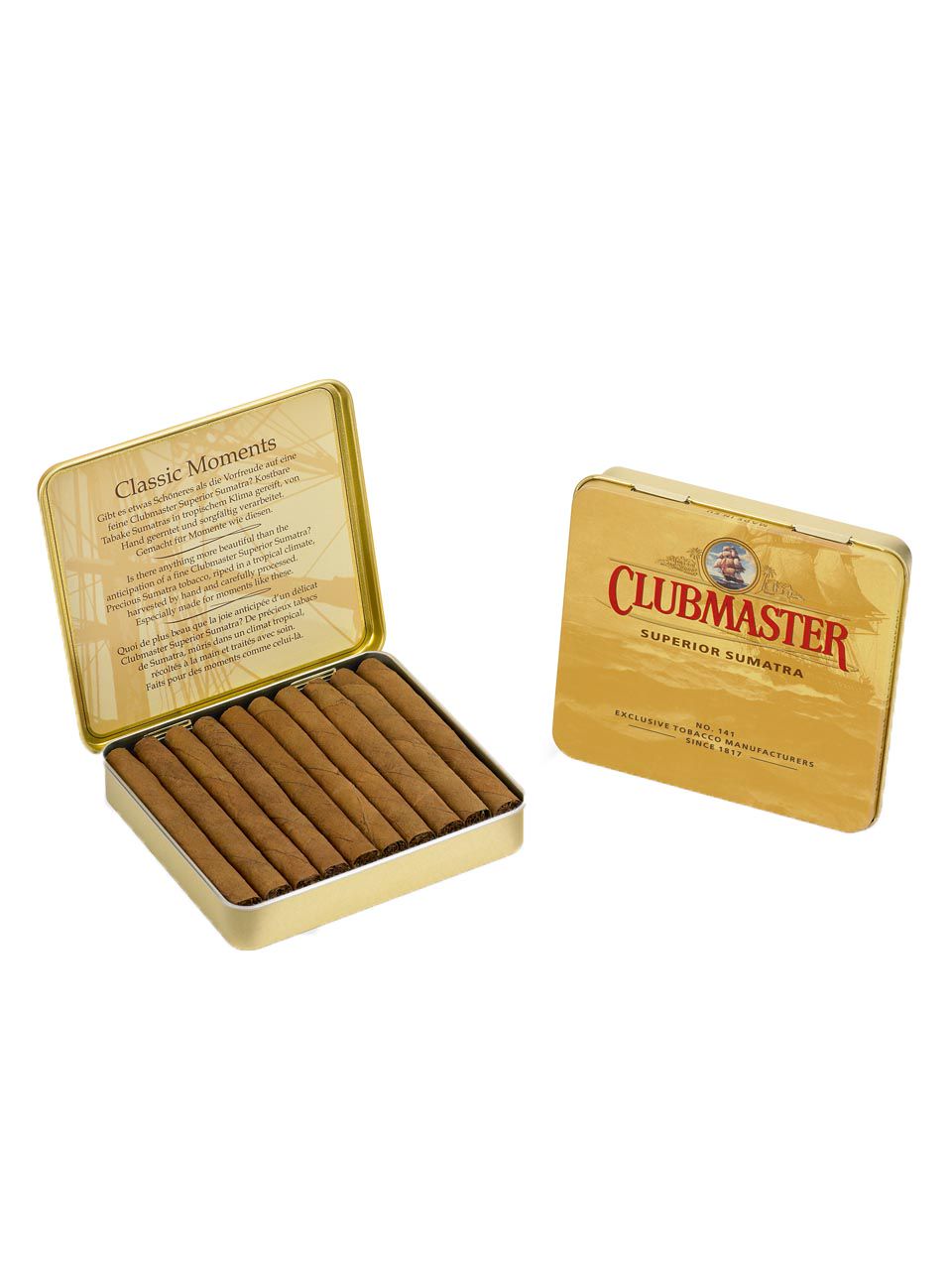 Clubmaster Superior Nr.141 Sumatra 5x20er | Frankfurt Airport Online ...